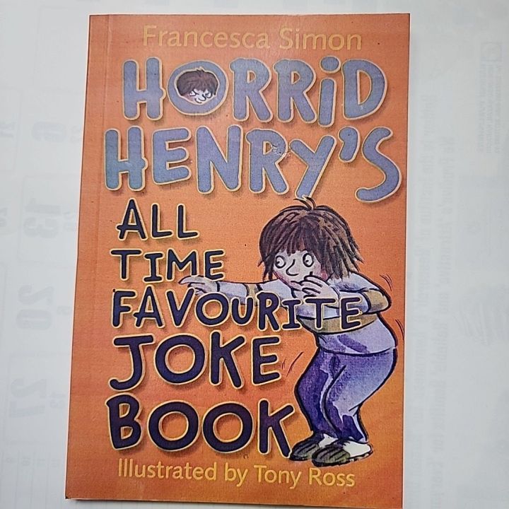 Horrid Henry's All Time Favourite Joke book by Francesca Simon | Daraz.pk