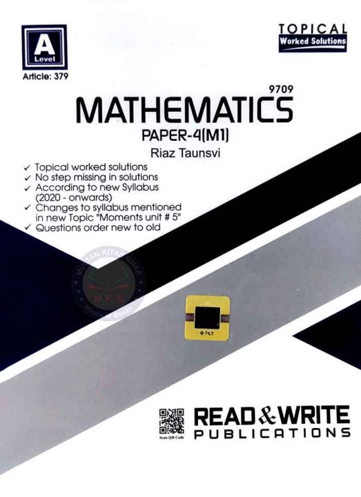 Mathematics 9709 Paper 4 M1 Topical Worked Solutions Article 379 for A ...