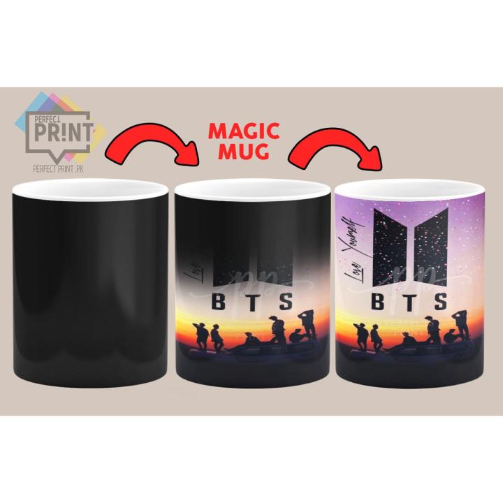 Bts Team And Logo Design Classic Bts Magic Mug | Daraz.pk