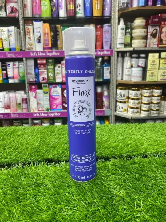 Finex Hair Spray Strong Hold All Day Style and Control | Daraz.pk