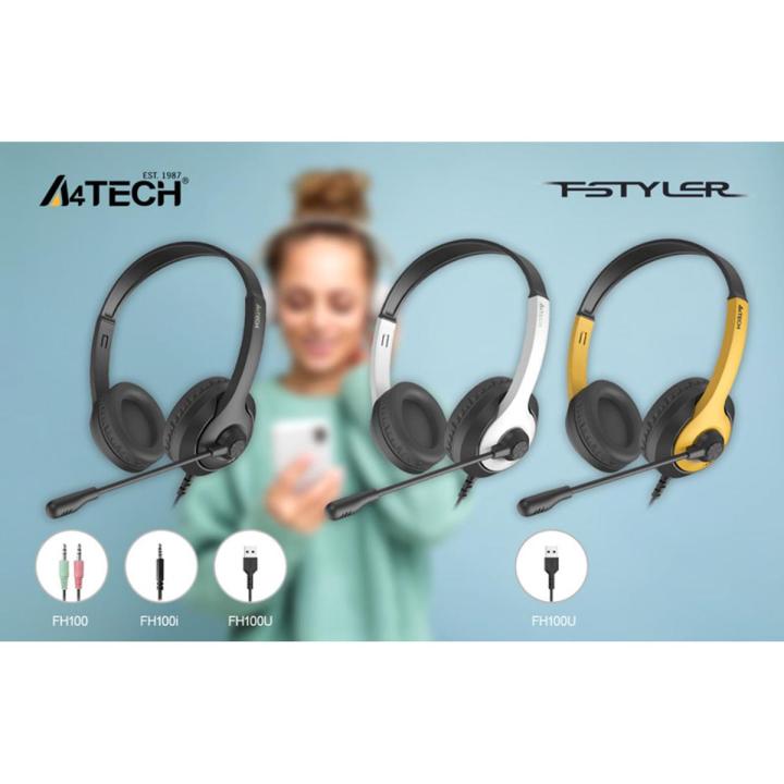 A4Tech FH100U Stereo Headset A4 tech USB Headset Fstyler Collection ...
