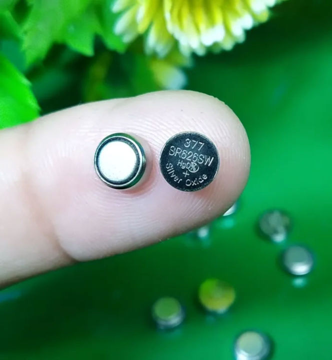 10 Pcs 377, 377A Battery Alkaline Button Batteries Replacement Model ...