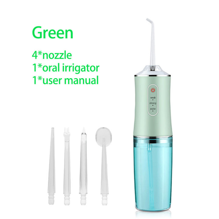 Decel Usb Oral Irrigator Portable Dental Water Flosser Rechargeable ...