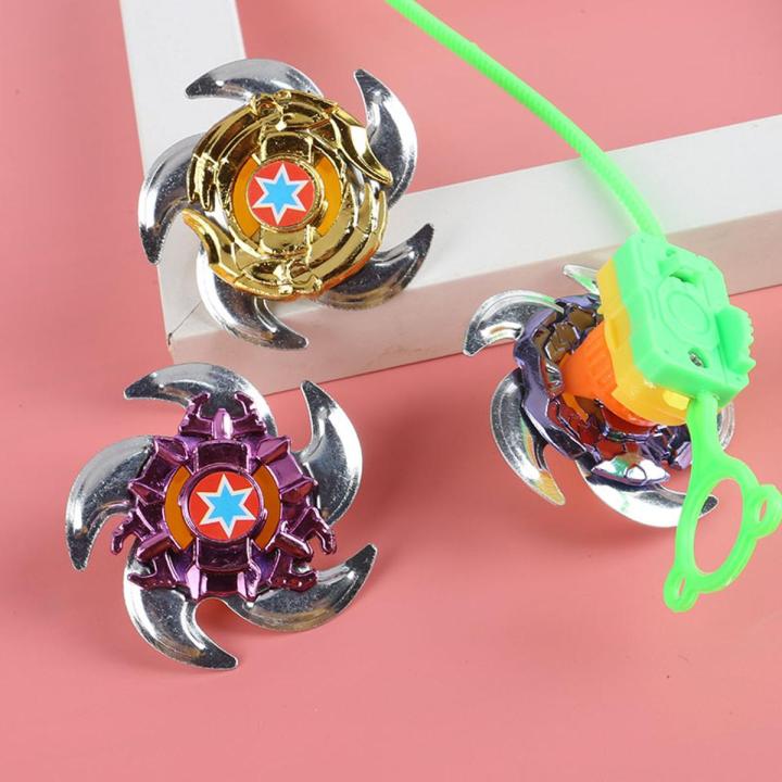 2 Pcs Set - Mini Size Super Speed Beyblade With Launcher Battle ...