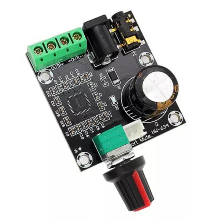 PAM8610 Dual Channel DC 12V HD Pure Digital Audio Stereo Amplifier ...