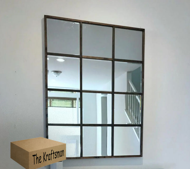 Grid Mirror for Home Decor, PVC Border Mirror frames , DIY Hanging ...