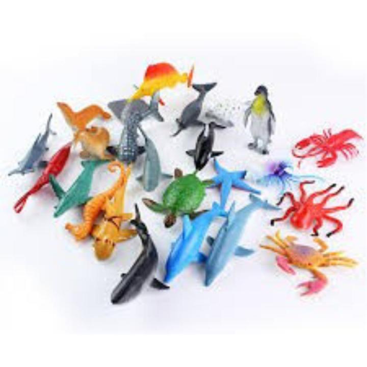 Sea Animals Toy packet (Rubber material) New | Daraz.pk