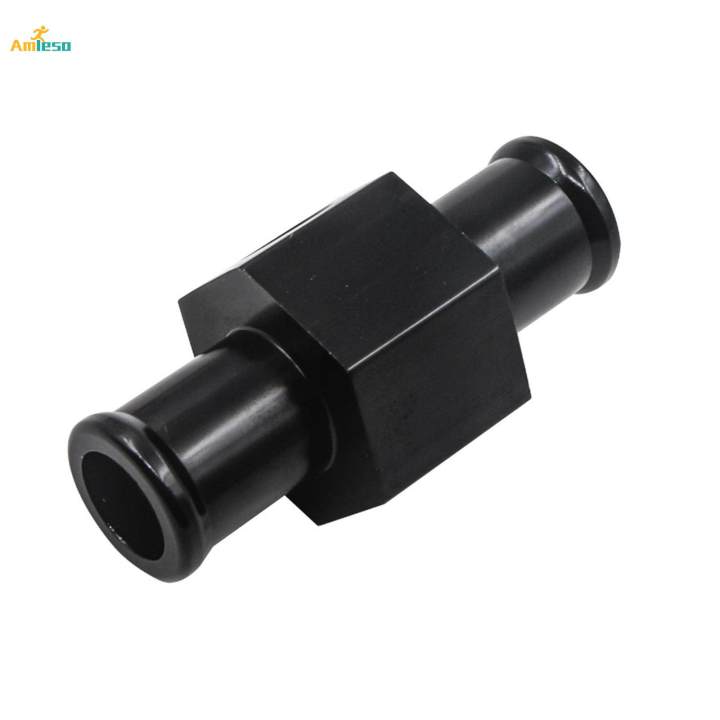 Water Temp Meter Adapter Induction Connector Aluminum Black Tee Joint ...