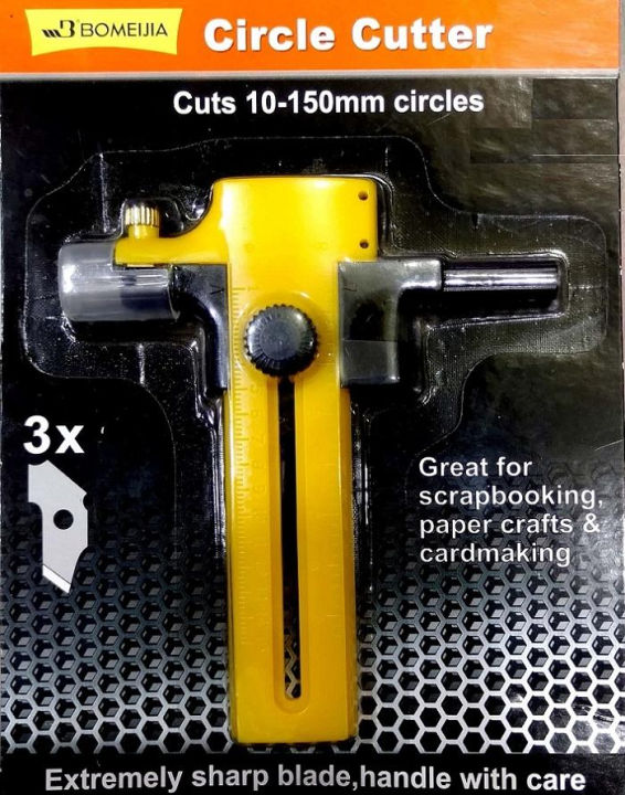 Circle Cutter 10-150mm cut circle· Extremely sharp blade, handle with ...