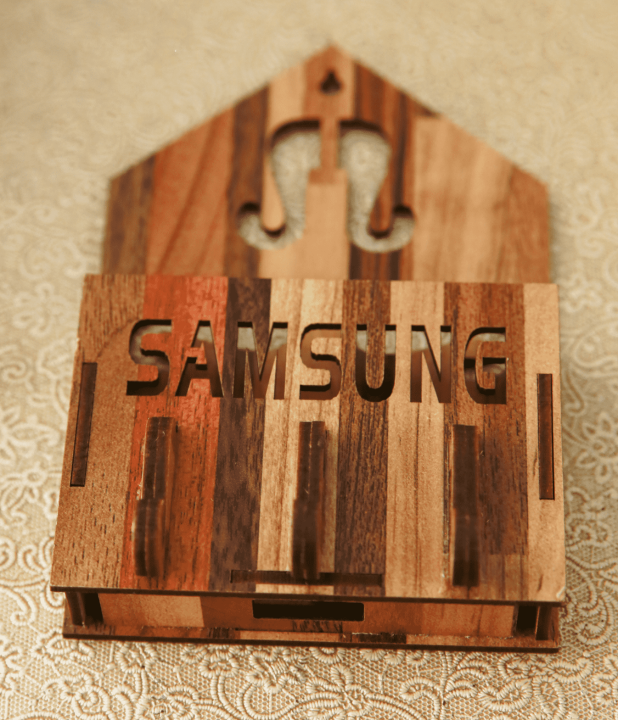 All Mobile Stand | Wall Mount with charging | Wooden Hanger | Cell ...