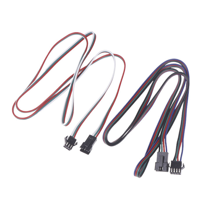 3PIN 4PIN Female&Male JST Led Extend Cable Connector 1M 22AWG Wire For ...