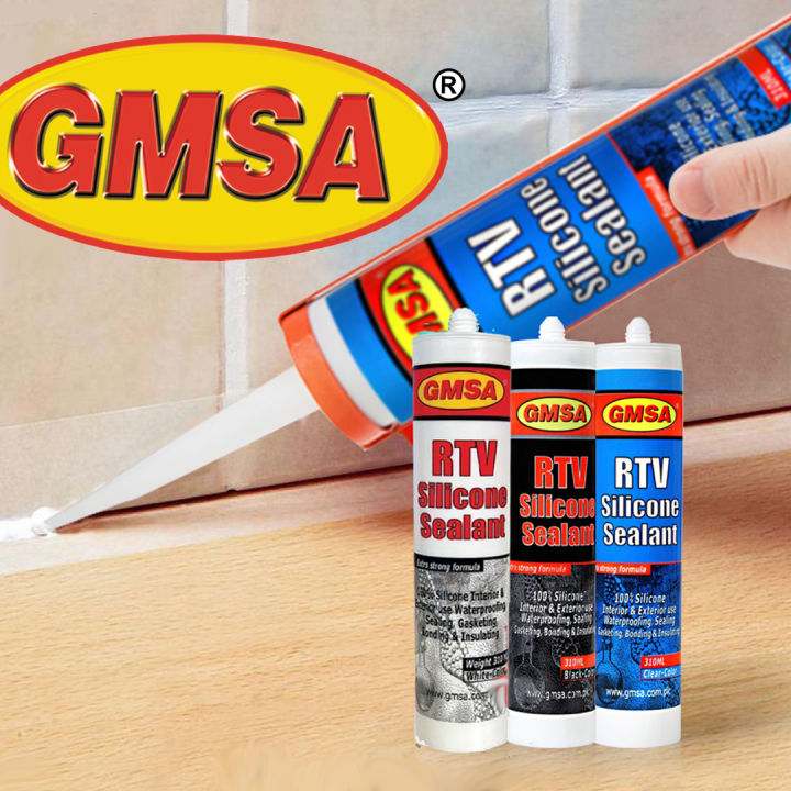 GMSA RTV Silicone Sealant – Waterproof Adhesive Filler for Gaps & Leaks ...