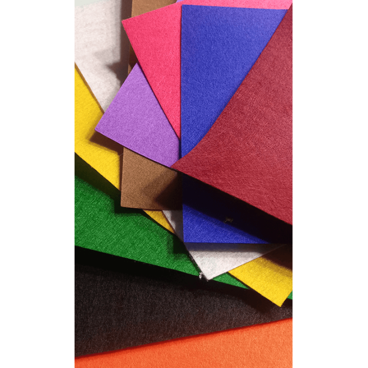 Felt Fabric Sheet for Crafts A4 Size Pack of 10 | Daraz.pk