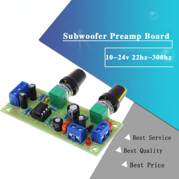 High-precision Single supply low pass filter board subwoofer preamp ...