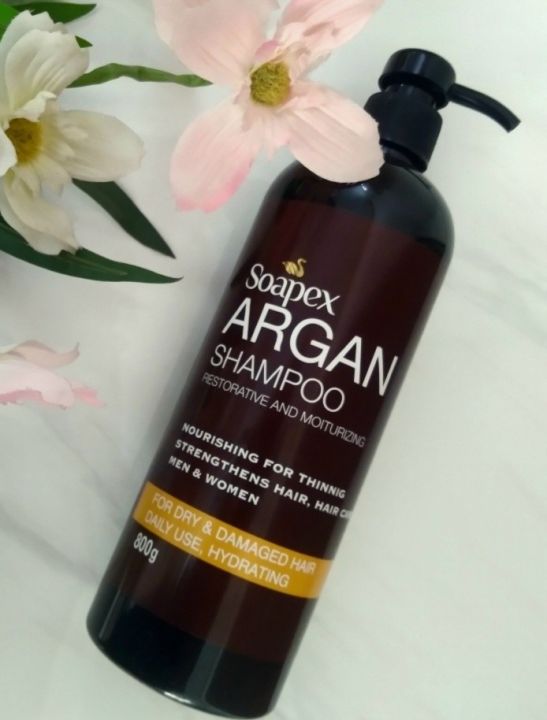Soapex Anti Hair Fall Shampoo Argan 800ml - Irani ARGAN SHAMPOO Sulfate ...