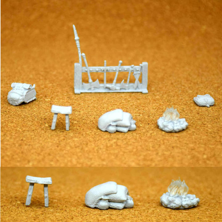 Dungeons and Dragons DND board game running group scene model ...