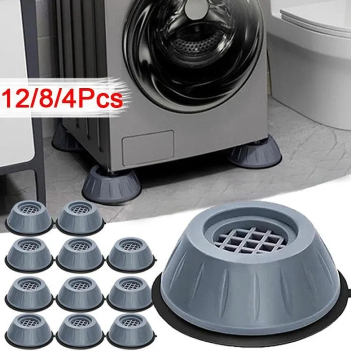 Pack of 4/8/12 Anti Vibration Feet Pads Rubber Legs Slipstop Silent ...