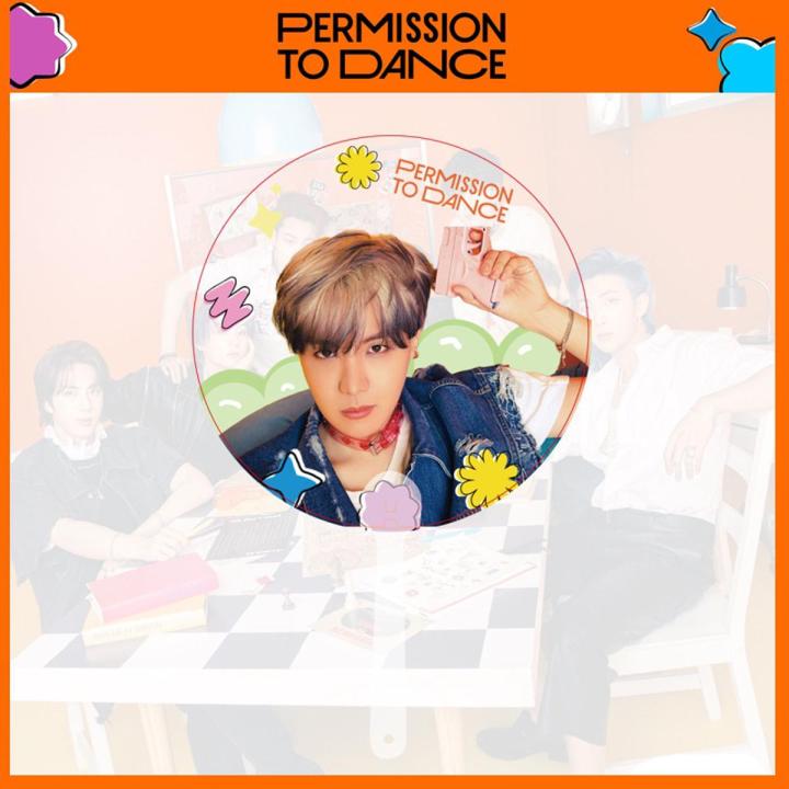 Kpop BTS Permission To Dance Transparent Fan Transparent Support Fan ...