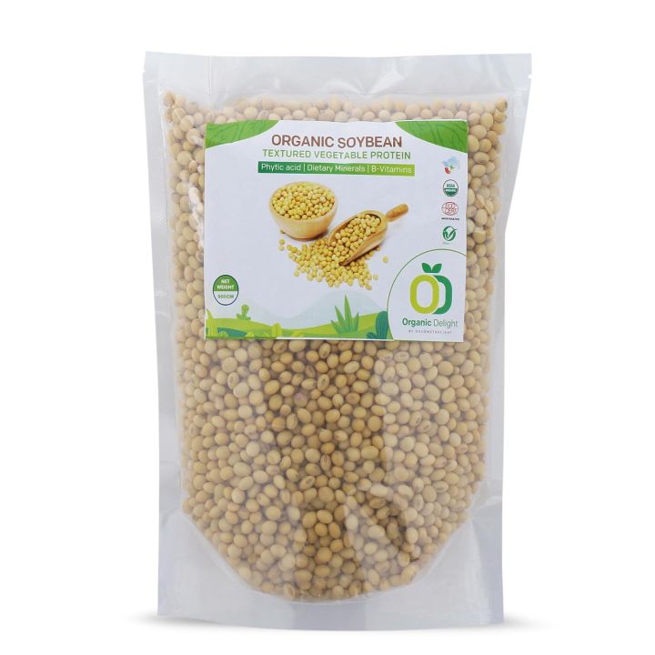 Delight High Protein Soyabean1Kg Organic Soya Seed with High Fiber ...