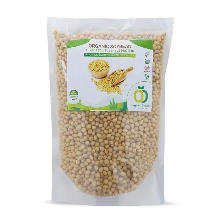 Delight High Protein Soyabean1Kg Organic Soya Seed with High Fiber ...