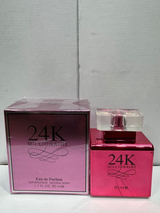 24K Millionaire Perfume Pink Premium Quality Fragrance 50ml | Daraz.pk