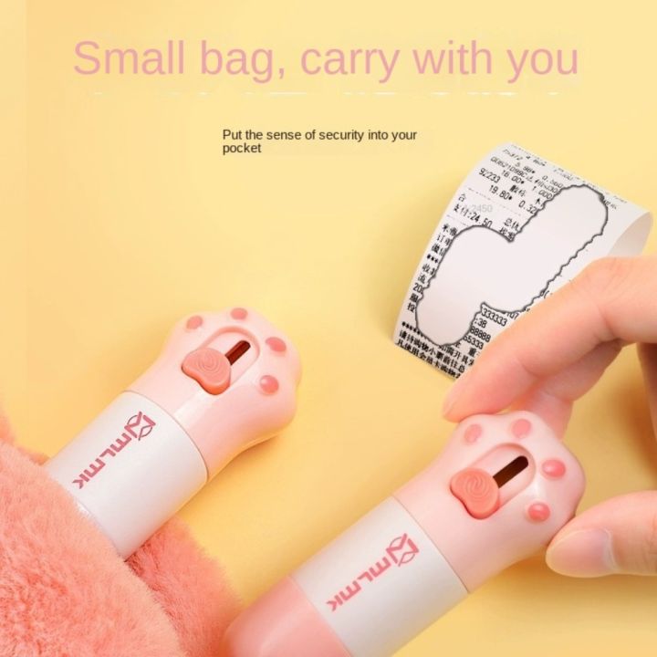 Portable 2 In 1 Thermal Paper Correction Fluid Express Eraser Home ...