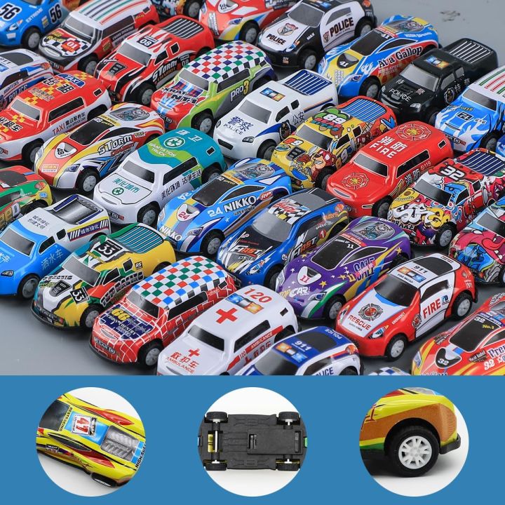 Kids Mini Pull Back Car Toy, Metal diecast and plastic Car Mini Race ...