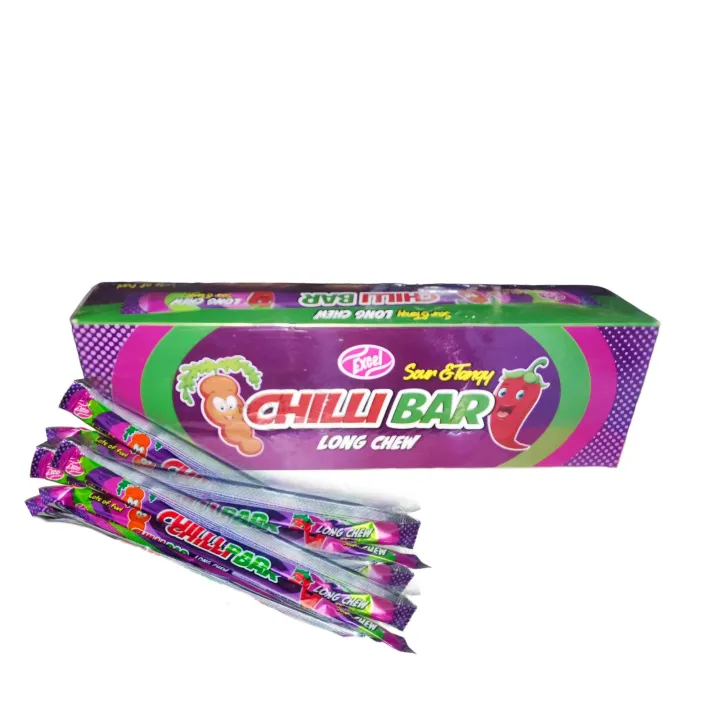 Sour & Tangy Chilli Bar Long Chew (24 PCs Box) | Daraz.pk