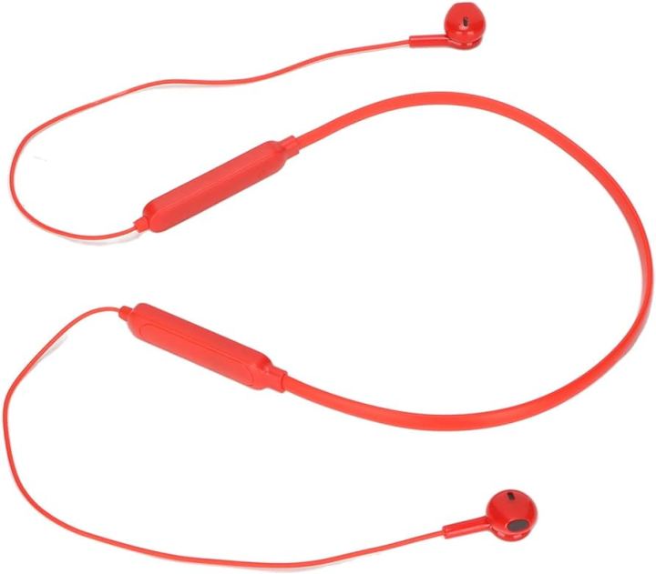 Neckband Bluetooth V5.0 Headset Earphones New , Red color with Full Box ...