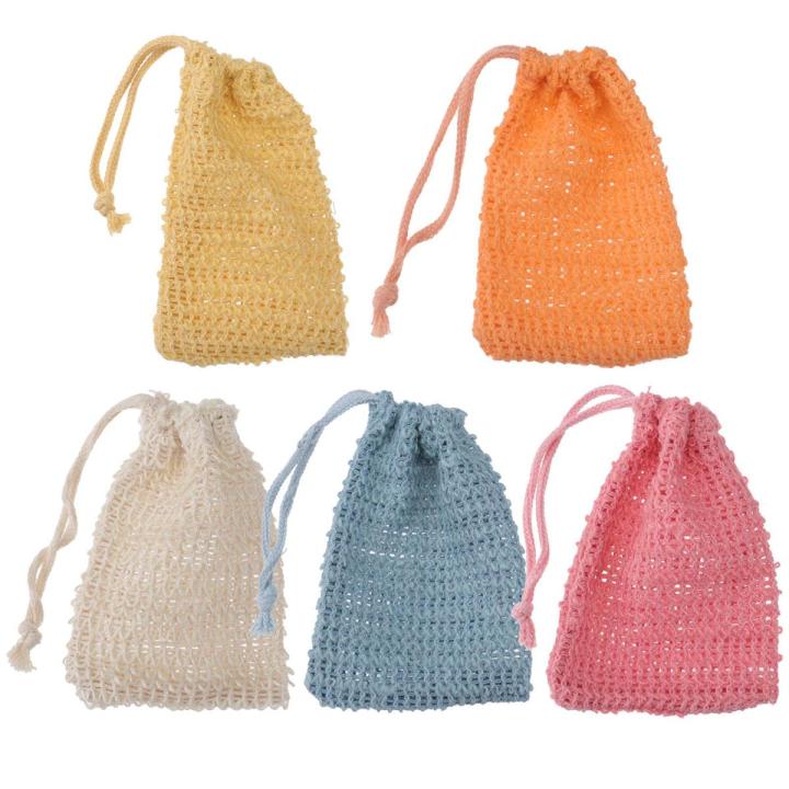 5Pcs Bathing Accessories Mesh Soap Saver Soap Saver Mesh Bag Mesh Soap ...
