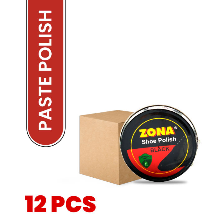 12 pcs of Zona Shoe Paste Polish 45 ml. Best shoe paste for effective ...