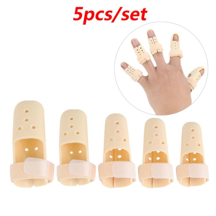 1/2/5Pcs Adjustable Finger Splint Brace Arthritis Joint Corrector ...