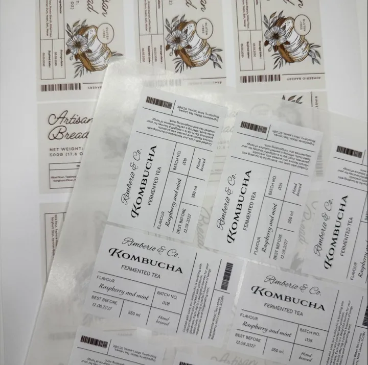 Custom Business Stickers – Rectangle Logo Labels for Branding, Shipping ...