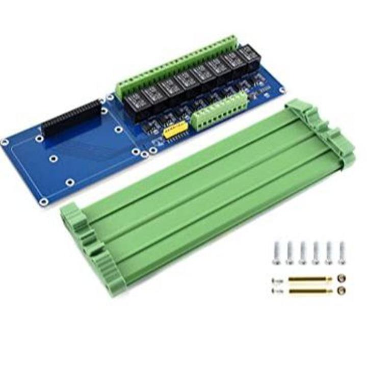8 Channel Relay Module Board for Raspberry Pi 4B/3B+/3B/2B/A+/B+/Zero ...