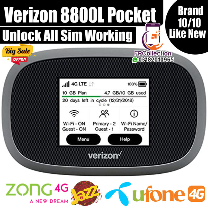 Verizon 8800L Pocket Wifi | Daraz.pk