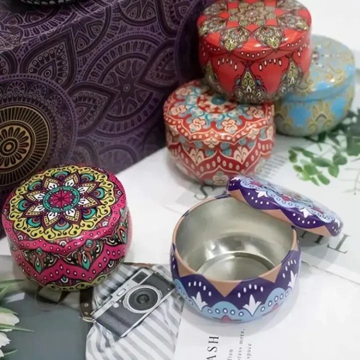 MyleCart Lovely Mini tin box colorful jeweller tin organizer give aways ...