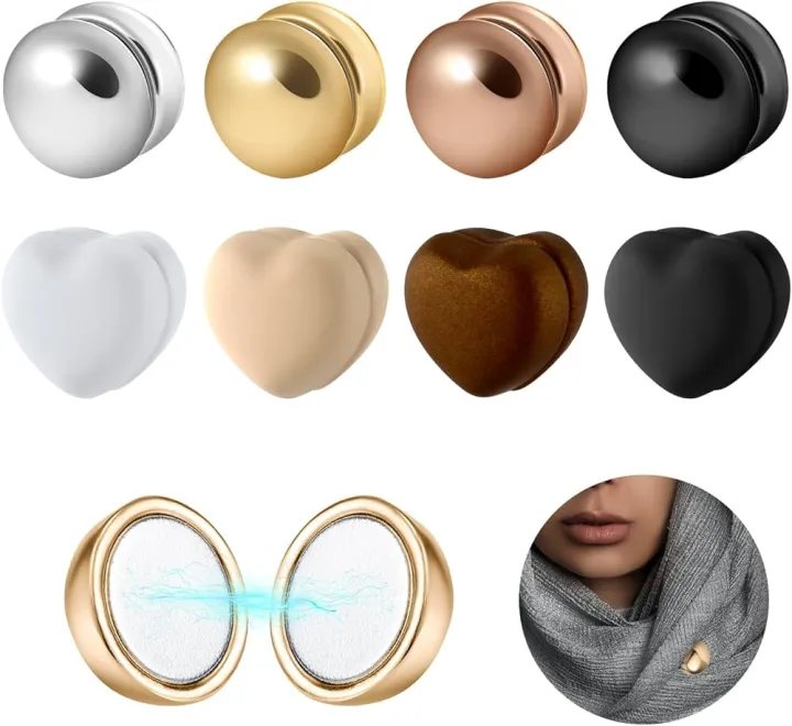 Premium Strong Hijab Magnets – Secure and Comfortable Magnetic Pins for ...