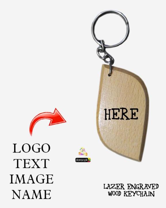 customized wood keychain | Daraz.pk