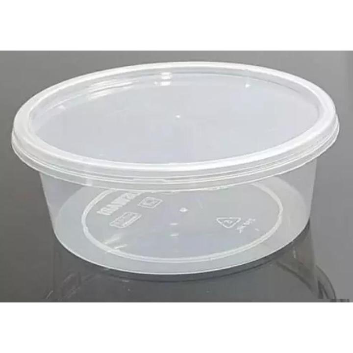 250 Pcs of 250ml Plastic Disposable Boxes For Food Packing and Food ...