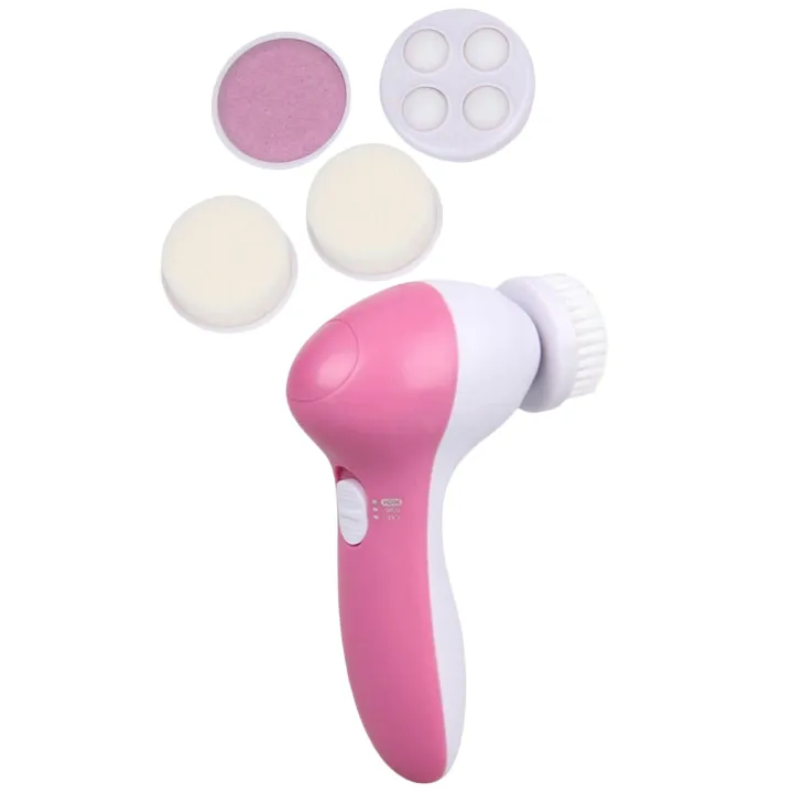 Face Massager 5 in 1 Electric Facial Cleanser Face Cleaning Machine ...
