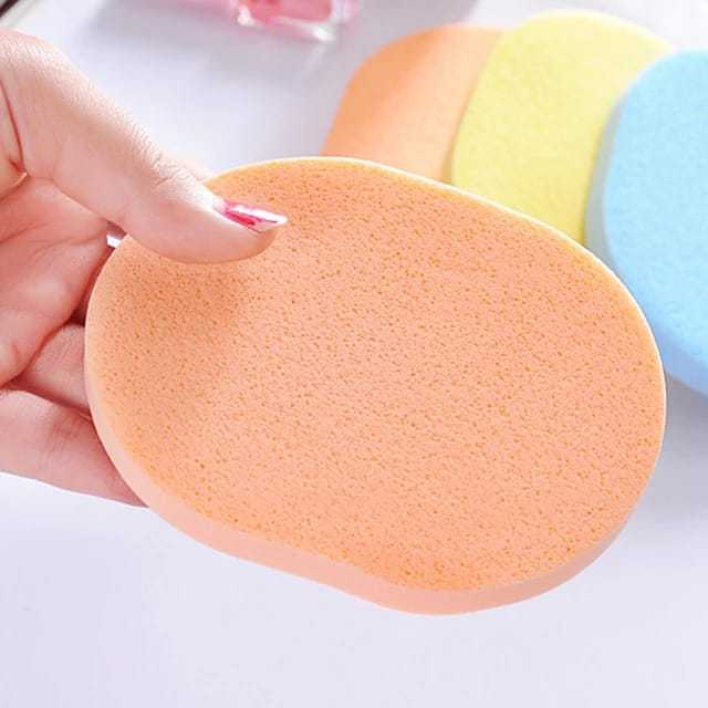 1 Pc Face Cleaning & Makeup Remover sponge | Facial Cleaning Wash Pad ...