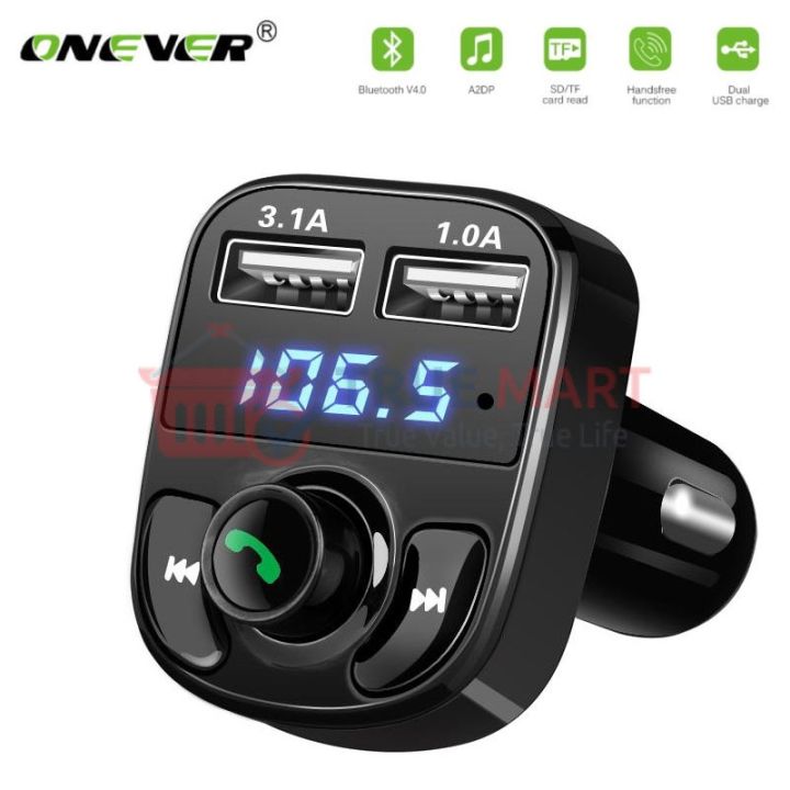 Onever Bluetooth Car Kit Mp3 Player FM Transmitter | Daraz.pk
