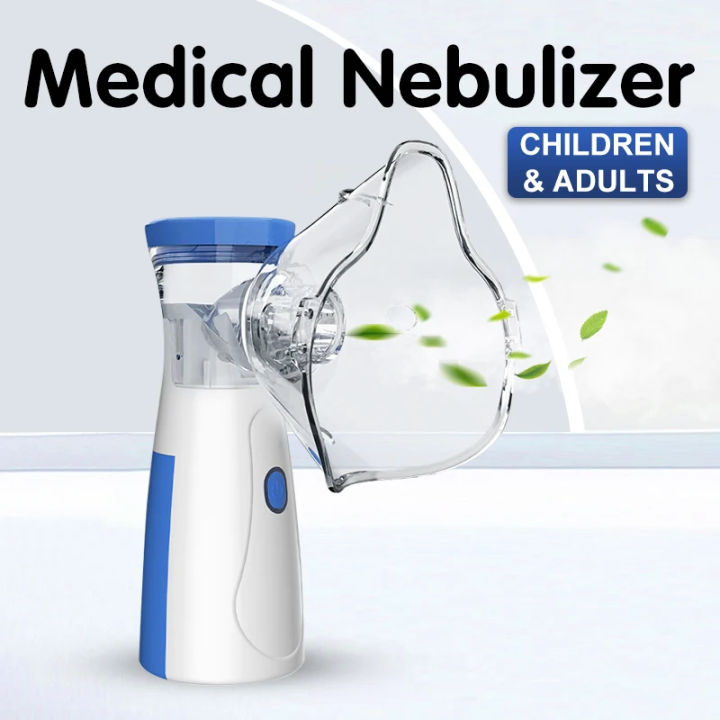 Mini Mesh Nebulizer - Portable Handheld Rechargeable Nebulizer ...