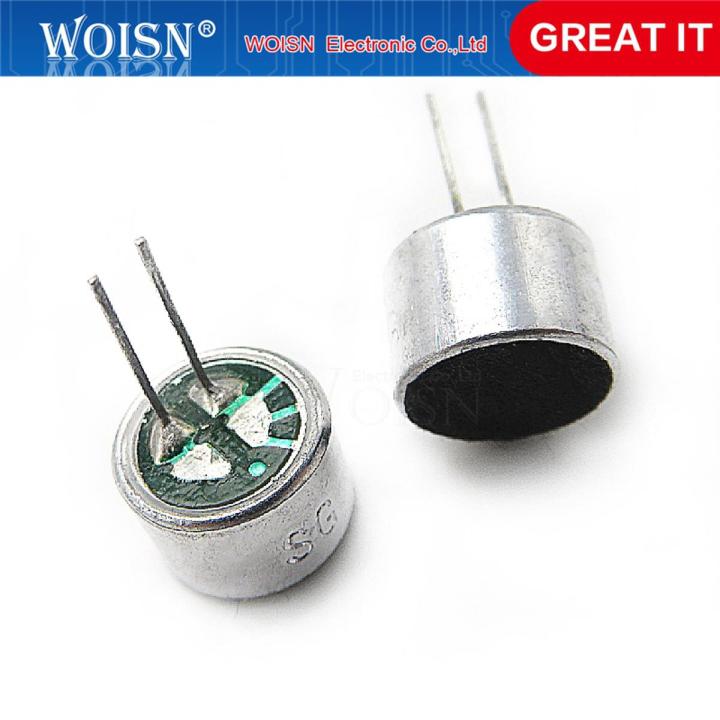 10pcs/lot 2 Pin 9*7mm 9.5mm Dia MIC Capsule electret condenser Pickup ...