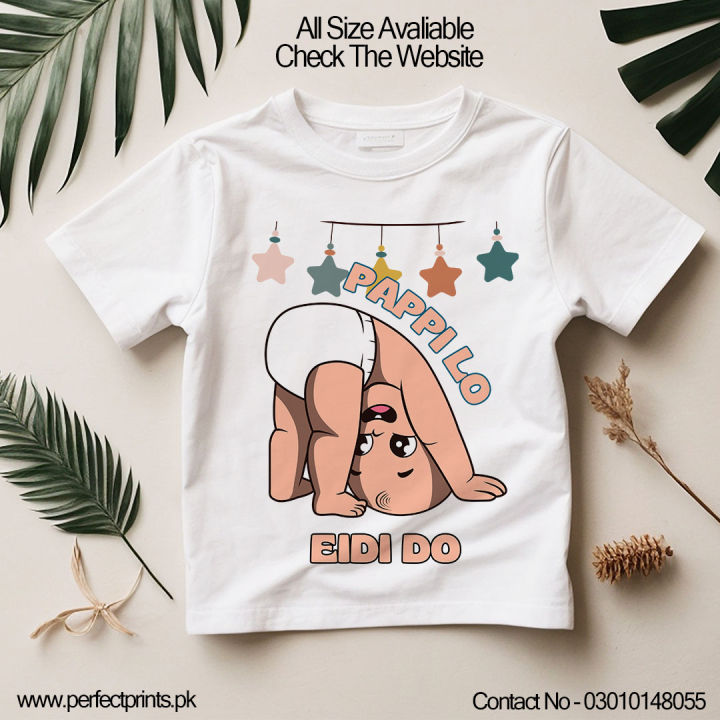 Get Some Extra Eidi Pappi Lo Eidi Do Cute Baby T-Shirt Perfect Prints ...