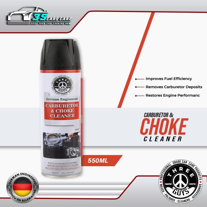 THREE GUYS Carburetor & Choke Cleaner 550ml | German Engineered ...