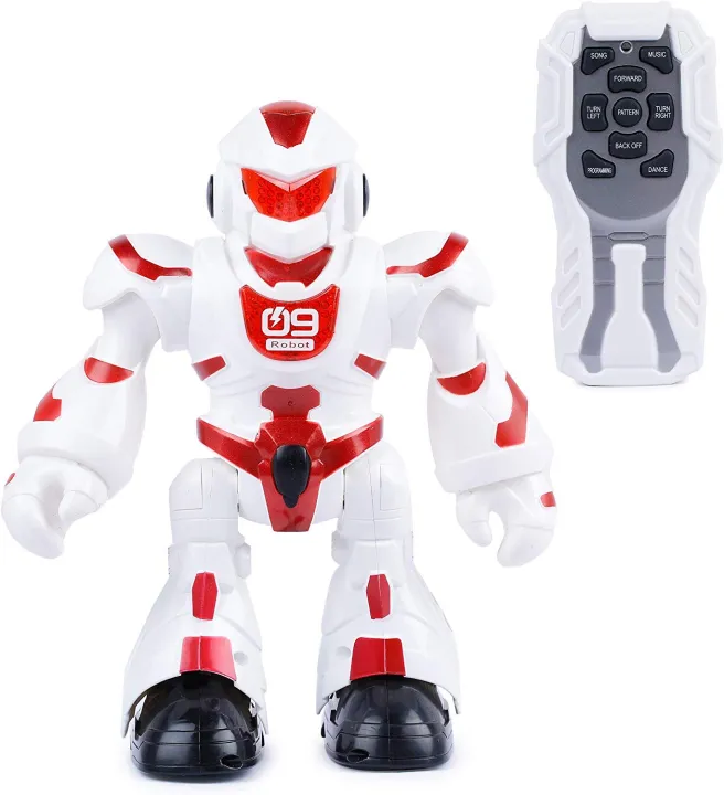 Webby RC Intelligent Dancing Singing Walking Robot Toy (Red), Dancing ...