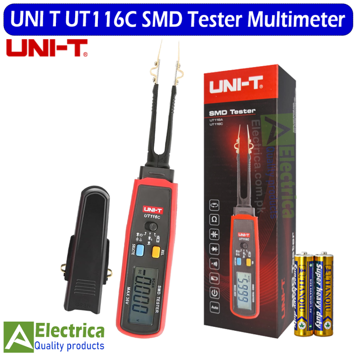 UT116C Digital Tweezers SMD Tester LED Diode Electronic Component ...