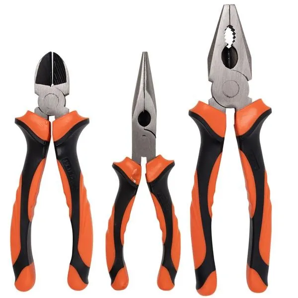 Made In China 3 in 1 Pliers set, 3-piece, side cutter, flat nose pliers ...