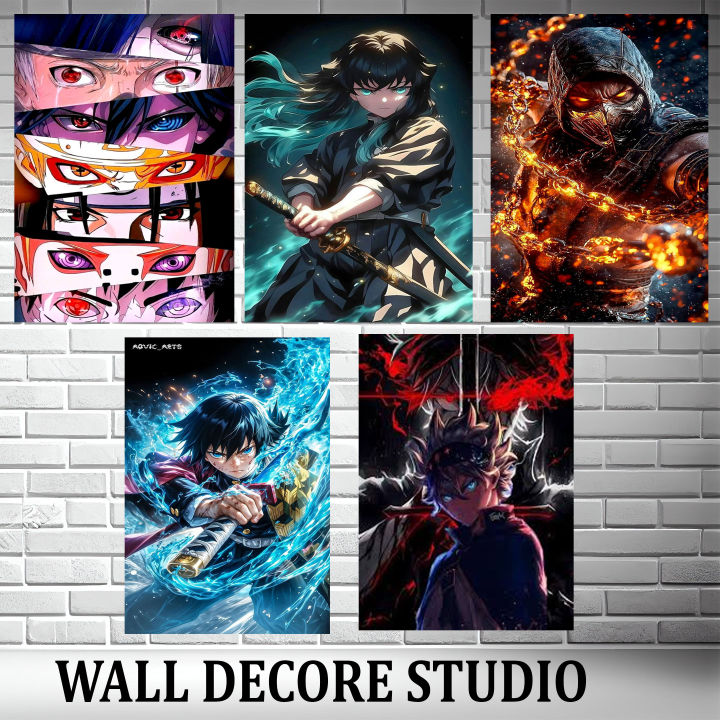 Anime Posters Set of 10 Premium Glossy Print Posters 12 x 9Inches High ...